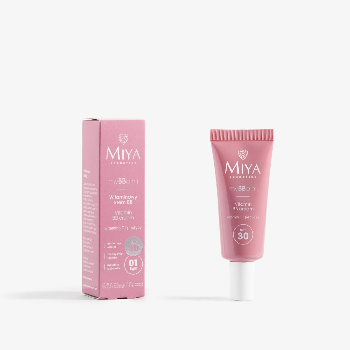 MIYA Cosmetics myBBcream Light BB cream SPF30 porcelain 40ml | VESA UK ...