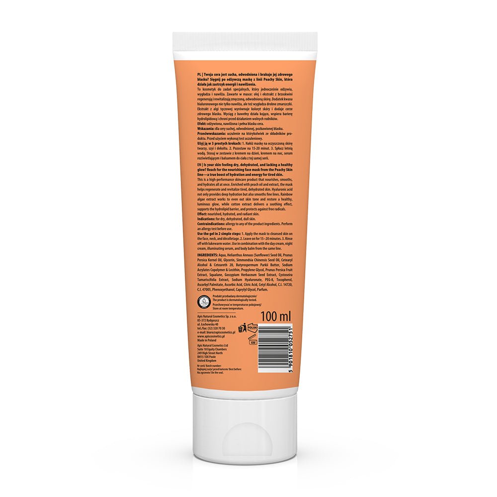 APIS PEACHY SKIN Nourishing Face Mask 100ml | VESA UK – Vesa Beauty