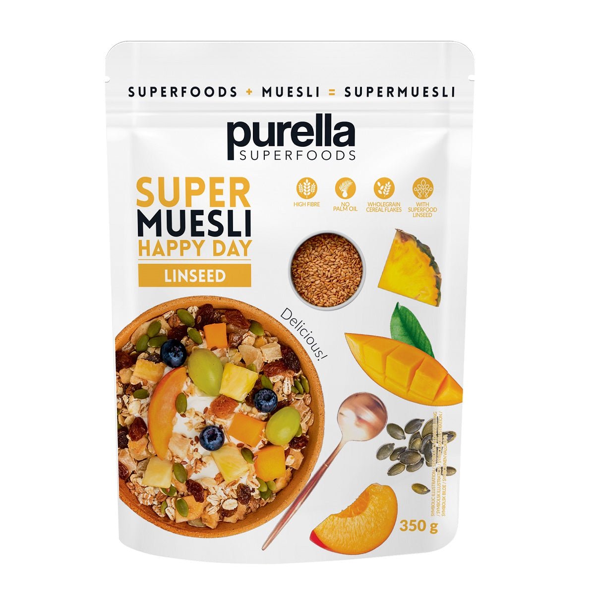 Purella SuperMuesli Happy Day 350g | VESA Beauty UK